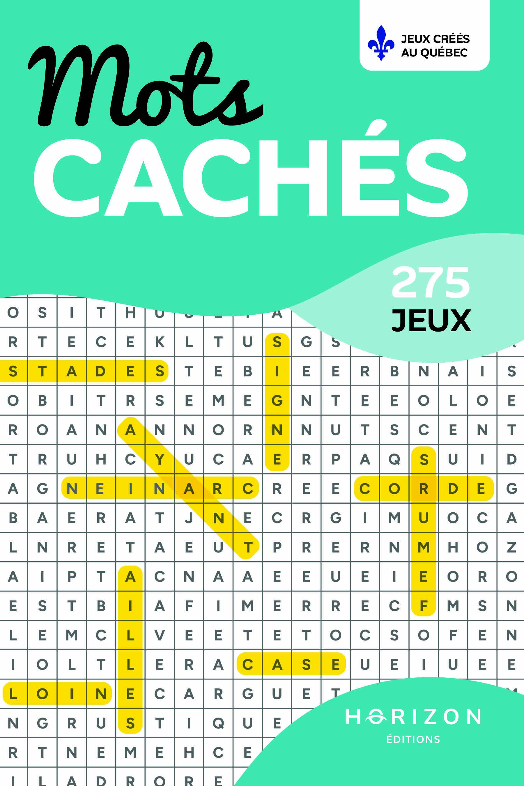 Mots cachés 275 jeux