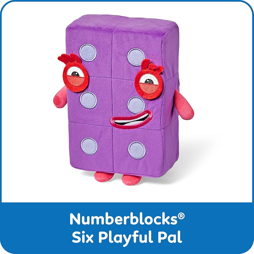 Peluche Numberblock 6