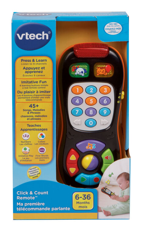 My first talking remote control