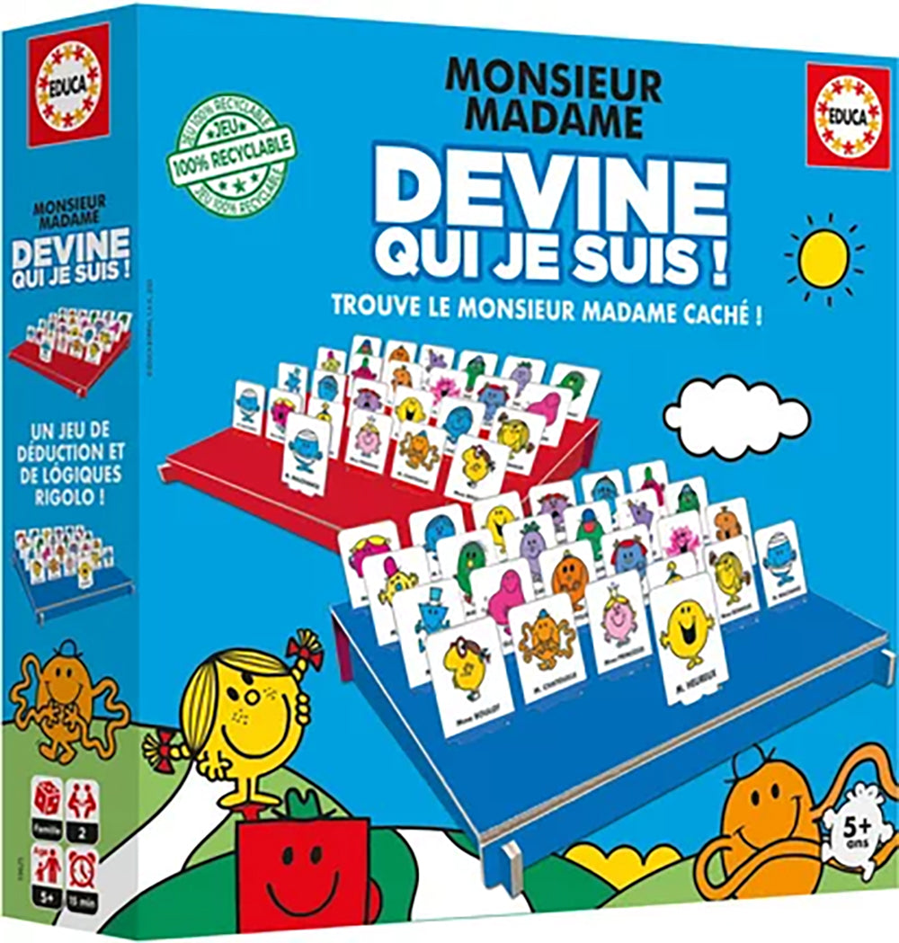 Devine qui je suis! Monsieur Madame Devine qui je suis! Monsieur Madame