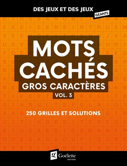 Mots cachés gros caractères 03 250 grilles Mots cachés gros caractères 03 250 grilles